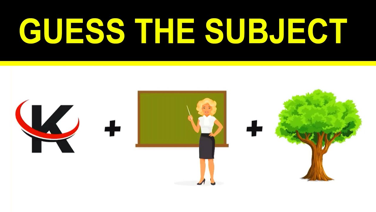 Guess the Subject quiz | Brain game | Riddles with answers | Puzzle ...