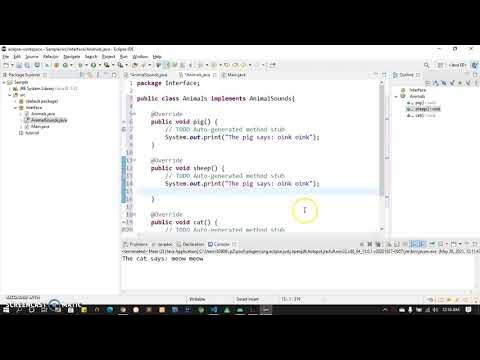 Interface in JAVA Tagalog | Object Oriented Programming - YouTube
