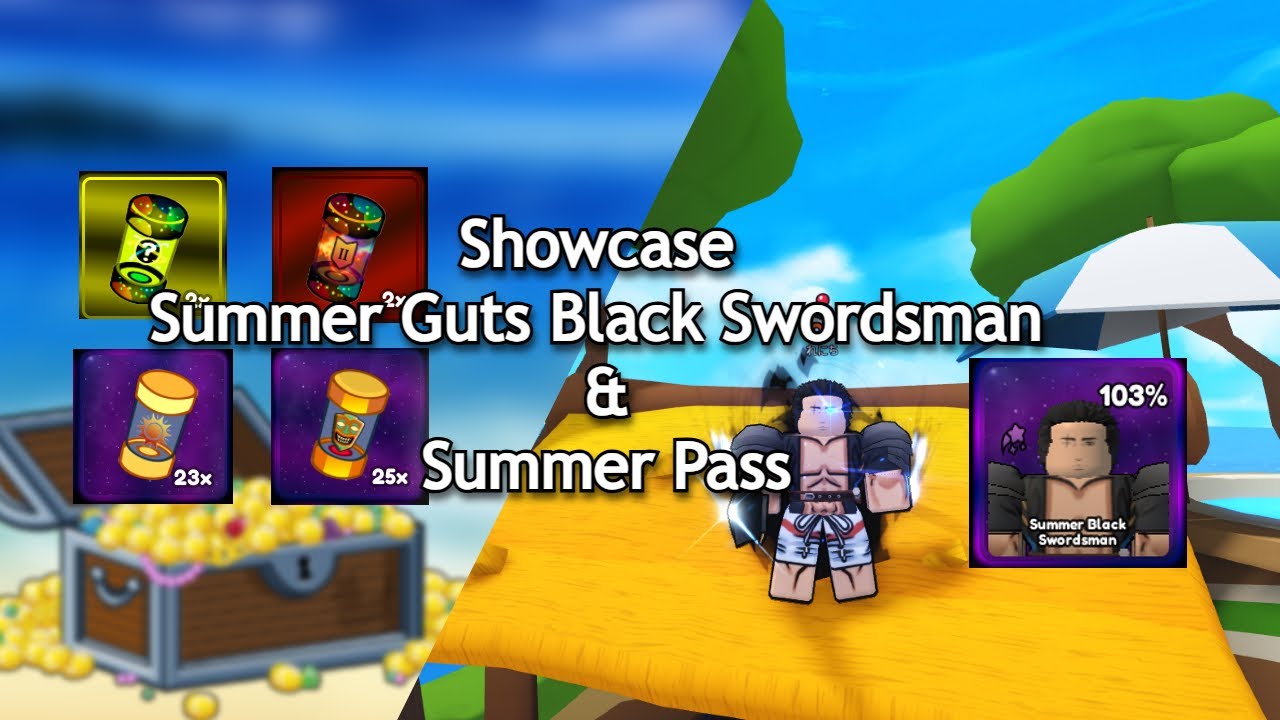 Showcasing Summer Guts the Black Swordsman and Summer Pass | Anime ...