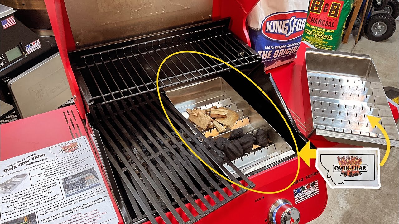 How to Convert Your Gas Grill to Burn Charcoal, Wood or Pellets! / QWIK ...