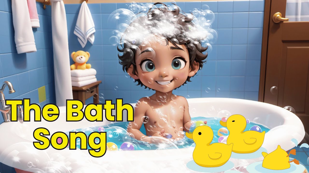 Splish Splash Bath Time Song | Fun Bath Song for Kids and Toddlers - 30 ...