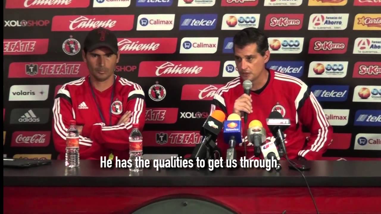 Rueda de Prensa con nuestro director técnico Raúl Chabrand y director ...