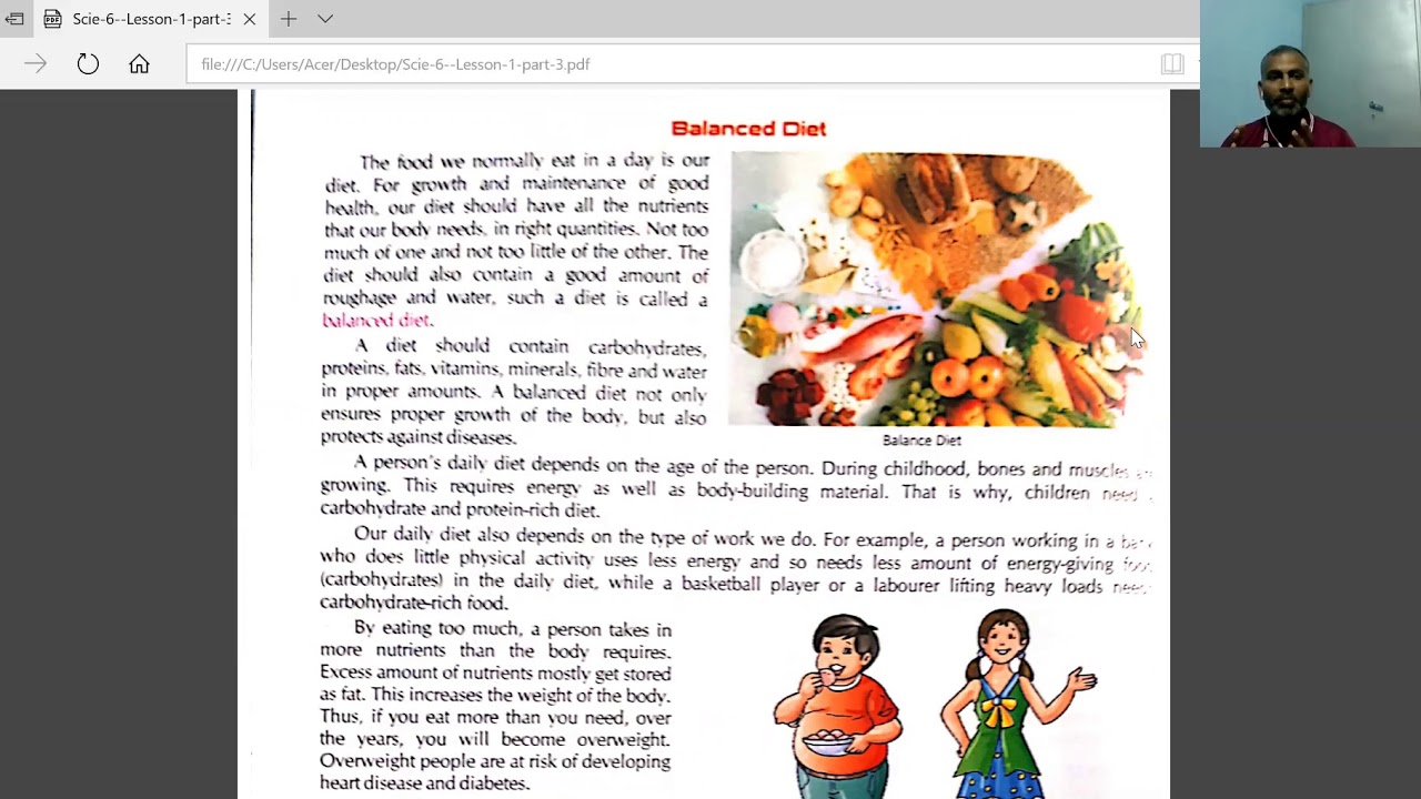 science-6 Food Its Sources and Components -part-3 - YouTube