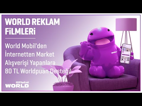 World Mobil'den İnternetten Market Alışverişi Yapanlara 80 TL Worldpuan Desteği!