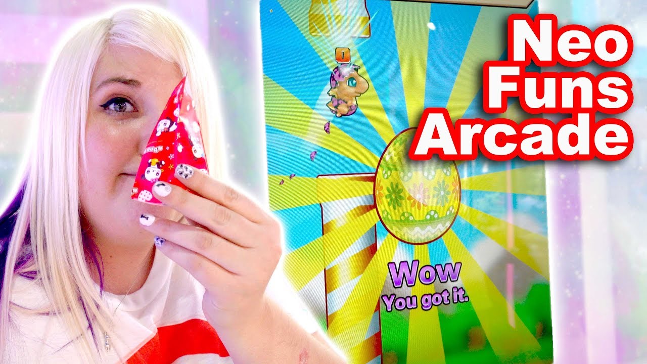 Mystery prize arcade game at NeoFuns arcade! - YouTube
