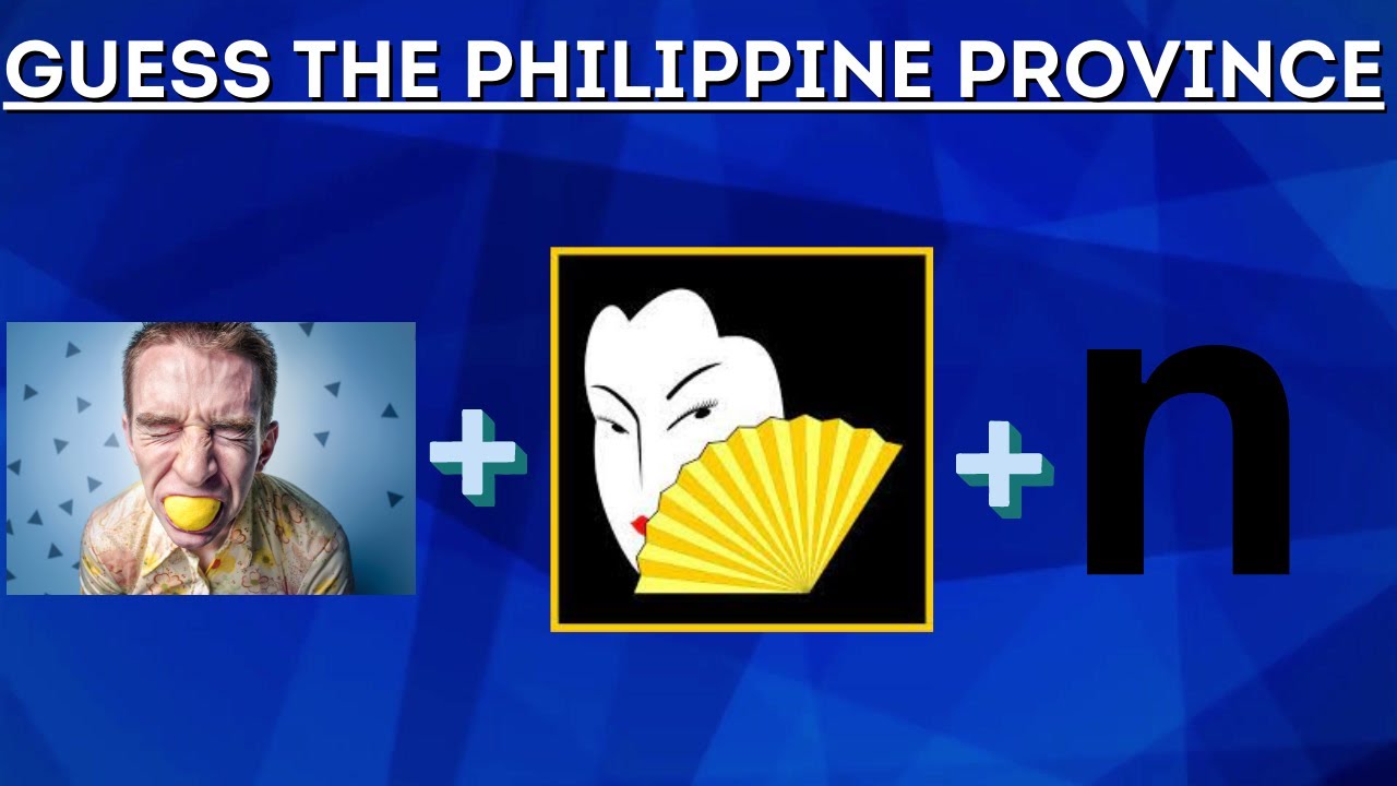 GUESS THE PHILIPPINE PROVINCE in 5 seconds I 30 Picture Puzzle Game I ...