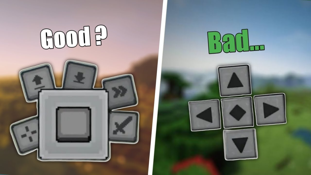 Minecraft mobile New or the old controls are good or not for bed wars ...