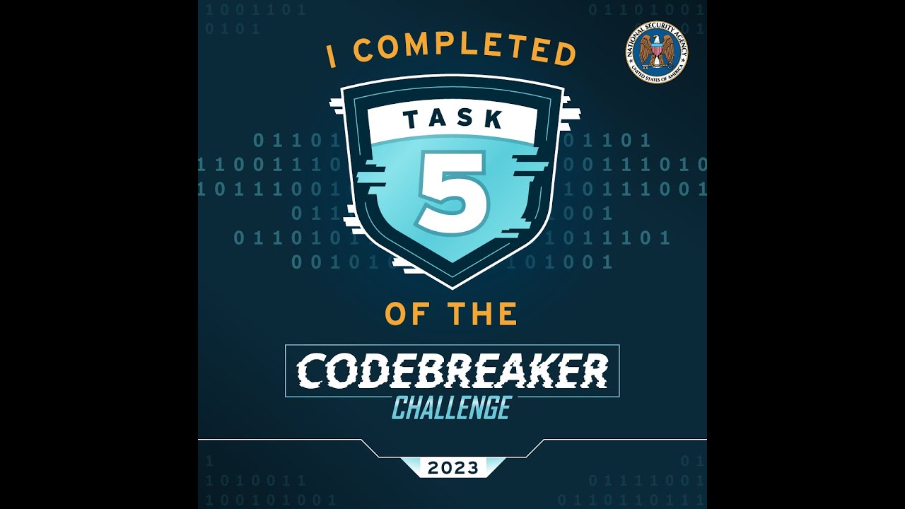 Codebreakers 2023-2024 Walkthrough: Task 5 Part 1 - YouTube
