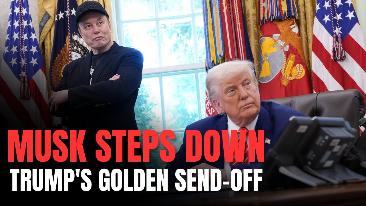 (Full Video) Elon Musk Departs White House Role, Receives Golden Key ...
