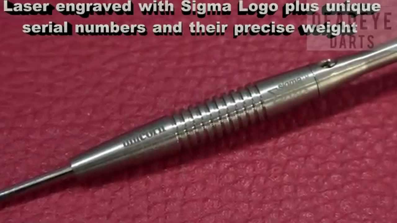Unicorn Sigma Pro 970 21 gram 97% Tungsten Darts - U10901 - YouTube