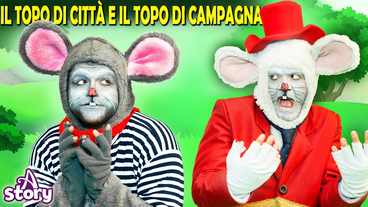 Il Topo di Città e il Topo di Campagna | Storie per Bambini Italiano ...