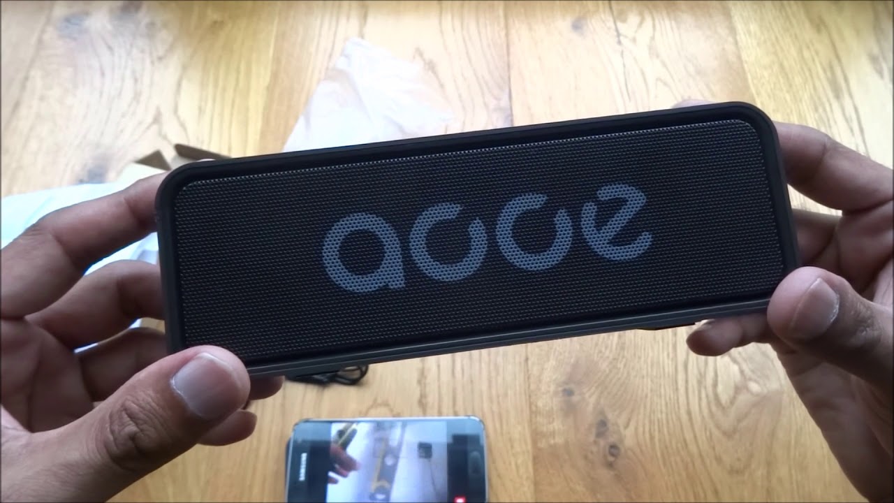AOOE Bluetooth Speaker Hands on Review and Test - YouTube