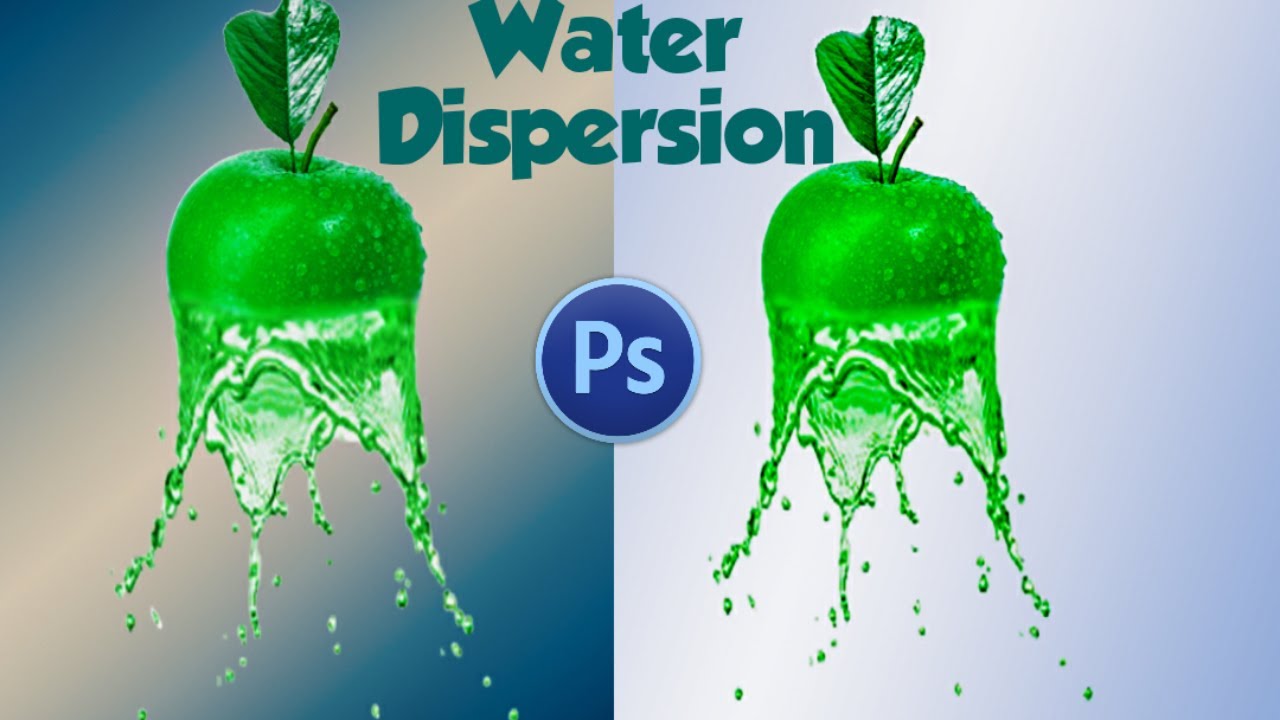 Water Dispersion Effect in photoshop | Photoshop Tutorial | Asad future ...