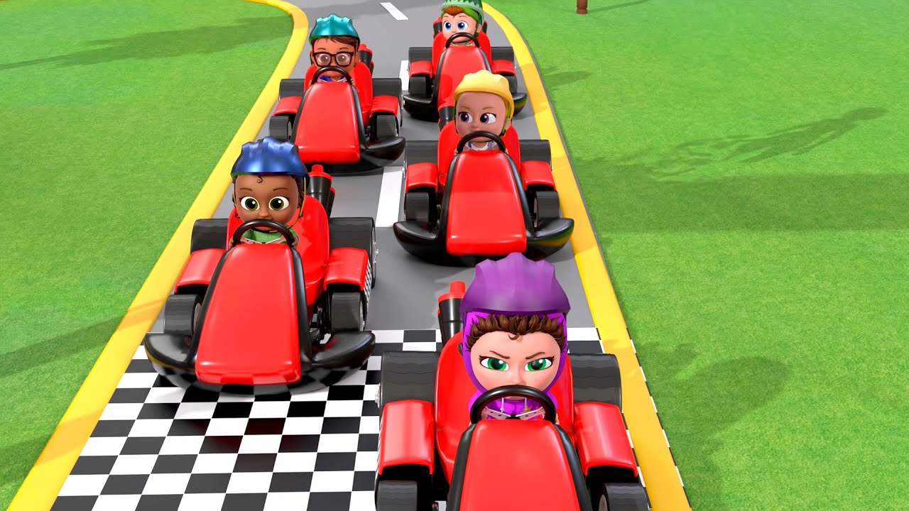 Five Little Babies Driving Way Too Fast REMIX | Joy Joy World - YouTube