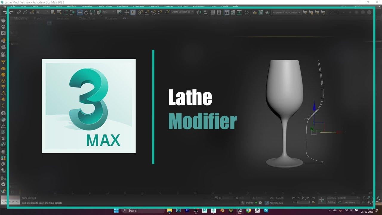 Lathe Modifier in 3ds Max | 3ds max Tutorials | Modeling tips. - YouTube