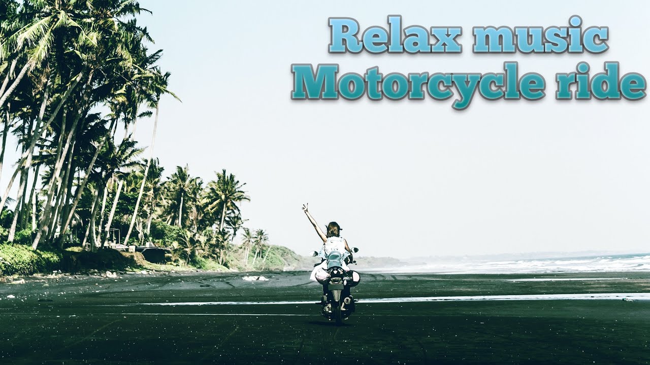 Meditation Ride on Motorcycle. Beautiful Relaxing Music for Stress ...
