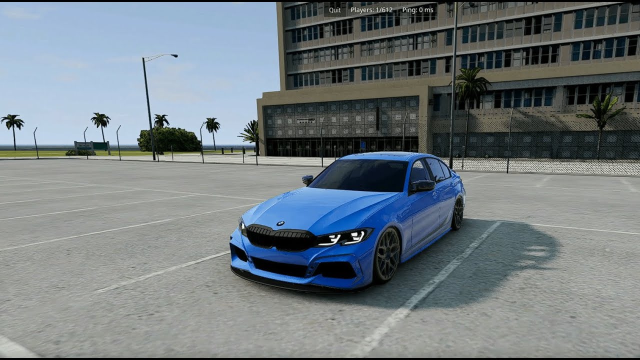 Custom 2020 BMW M340i Cutting Up In BeamNG - YouTube