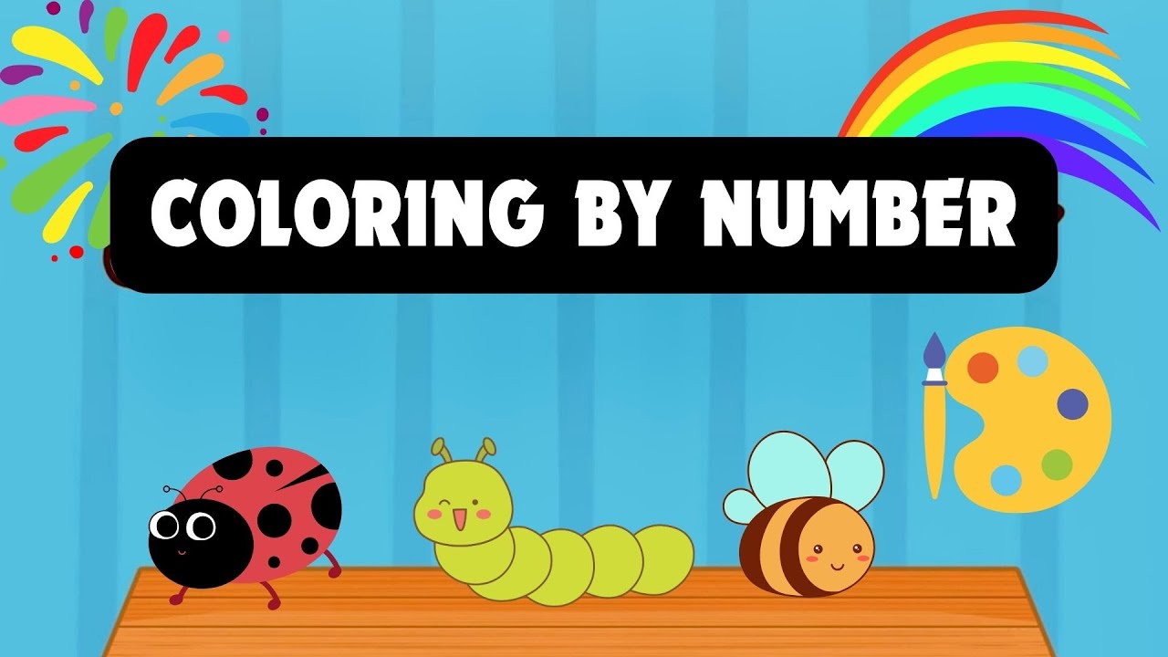 COLORING BY NUMBER - YouTube