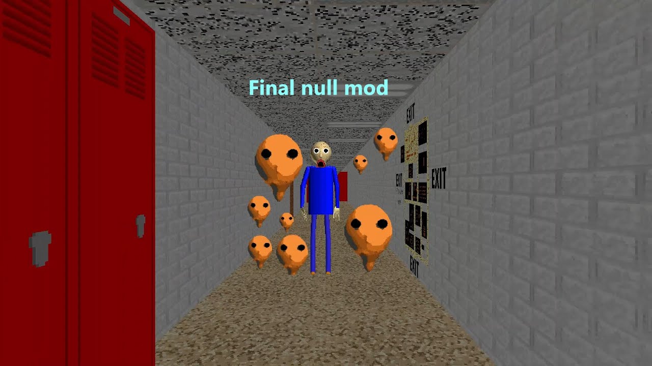 Final null mod (baldi's basics mod) - YouTube