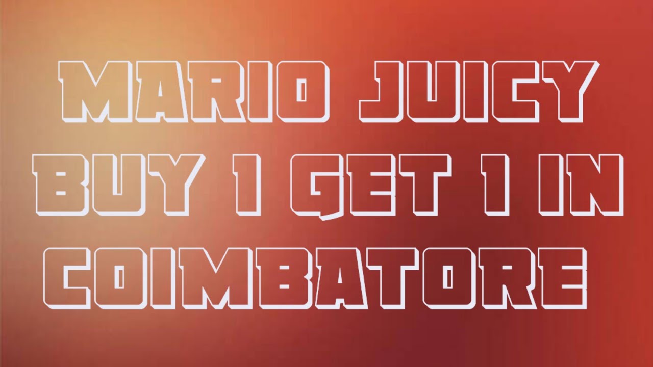 Mario juicy|Buy1 get 1 juice & shakes|Must try spot|Coimbatore - YouTube