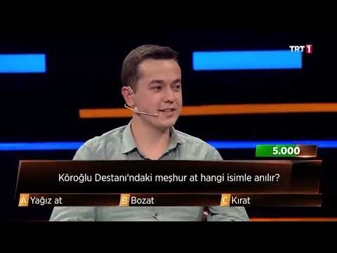 Köroğlu Destanı'ndaki meşhur at hangi isimle anılır? Muhammed Tonga - 3'te3-TRT 1