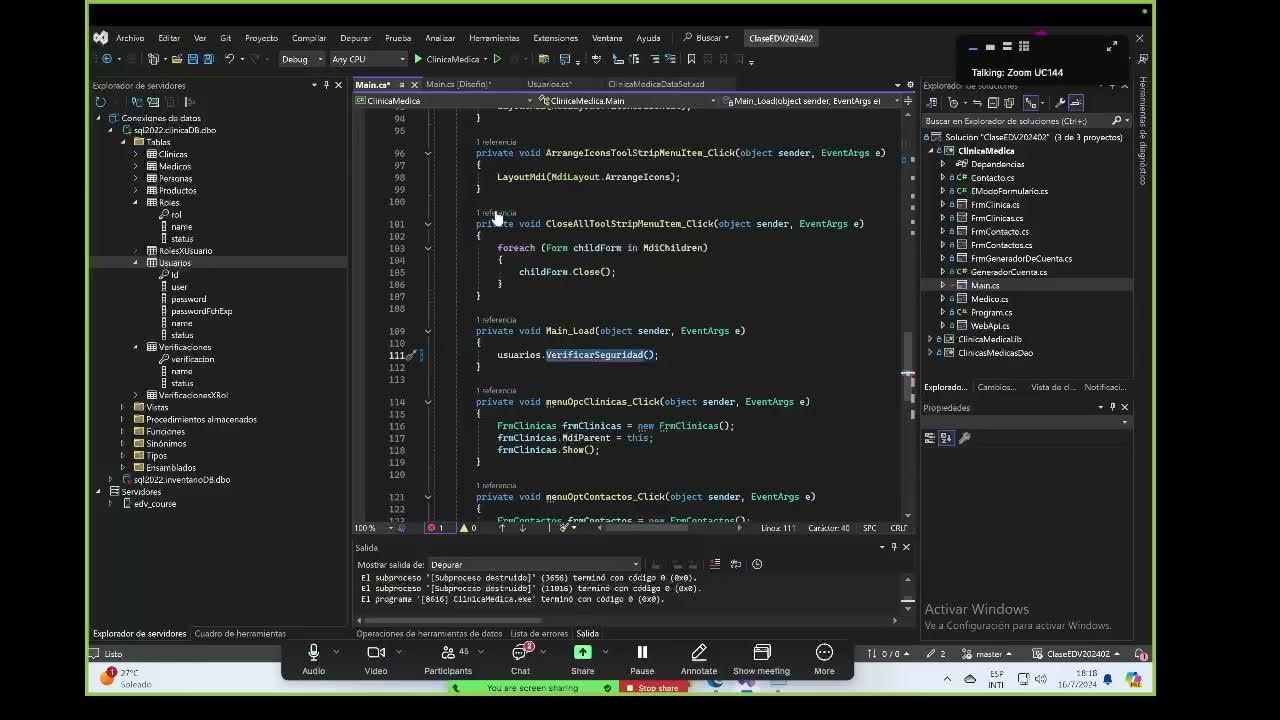 Inicializando Esquema de Seguridad Basada en Roles C# y VS2022 - YouTube