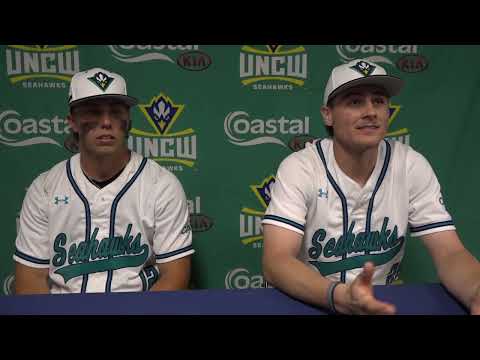 UNCW Baseball Bryan Arendt & Tanner Thach | Postgame vs Iona, 02-24-23 ...
