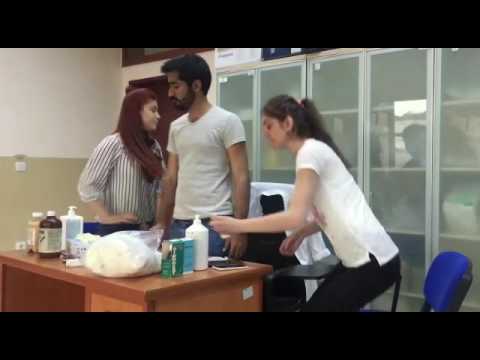 Hemşirelik haftası-damar yolu açan stajer