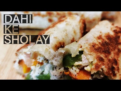 Dahi Ke Sholay Recipe (WITHOUT FRYING) | Dahi Bread Rolls| दही के शोले ...