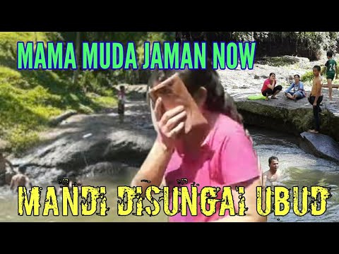 Mama Muda Jaman Now Mandi Di Sungai Ubud dekat Monkey Forest Bali ! Hidden Paradise