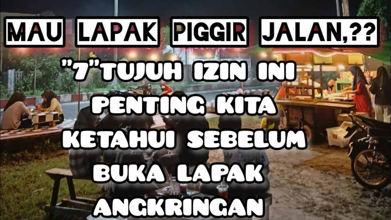 7 IZIN YG PENTING KITA KETAHUI SEBELUM BUKA LAPAK ANGKRINGAN - YouTube