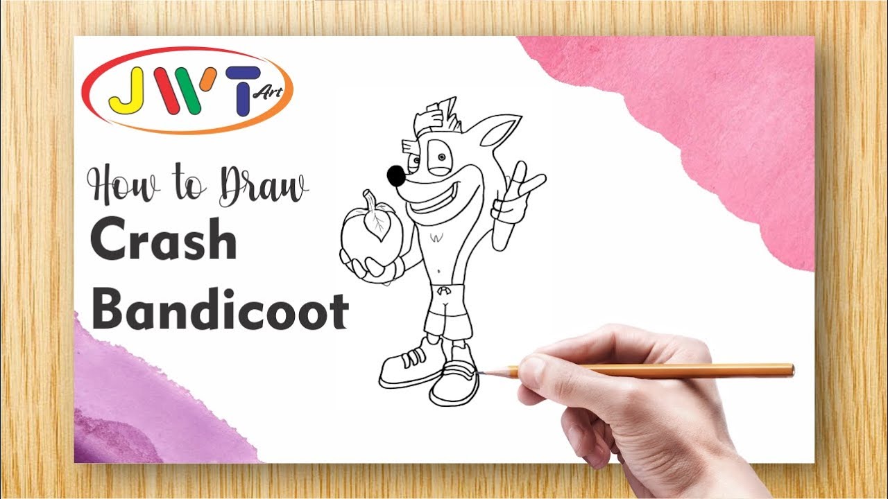 [How to Draw] - Drawing Crash Bandicoot - YouTube