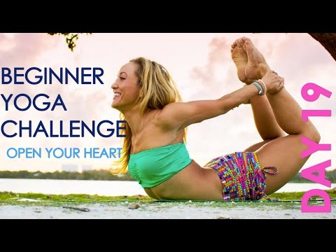 Day 19 Beginner Yoga Challenge - Open Your Heart