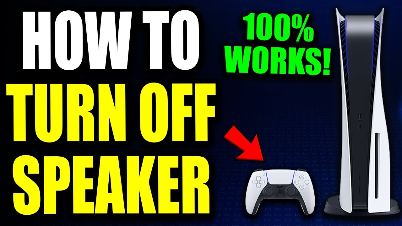 How To Turn Off PS5 Controller Speaker (For Beginners!) No More Noise ...