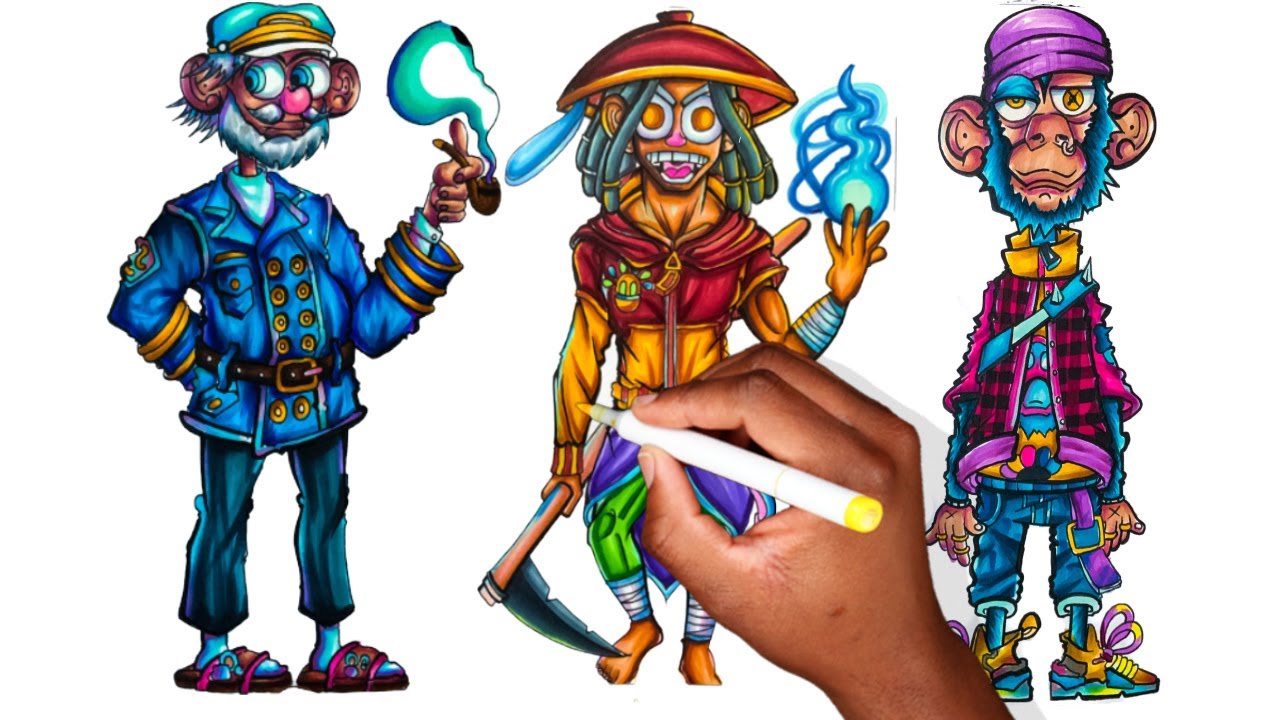 HOW TO Draw CHARACTERS From Start to Finish | Drawing Tutorial #2 - YouTube