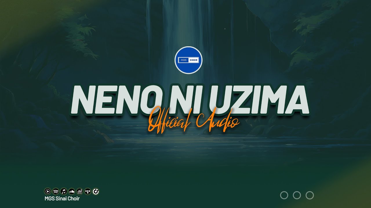 MGS Sinai Choir - Neno ni Uzima (Official Audio) - YouTube