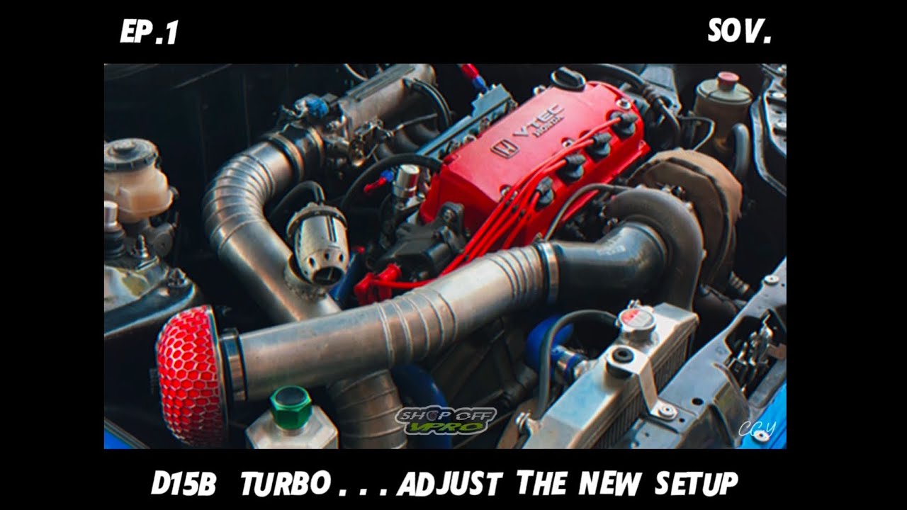 EP.1 : Civic 3D D15b Turbo เข้ามาด้วยอาการ อืด รอรอบ พอลองขับดูเเล้ว ...