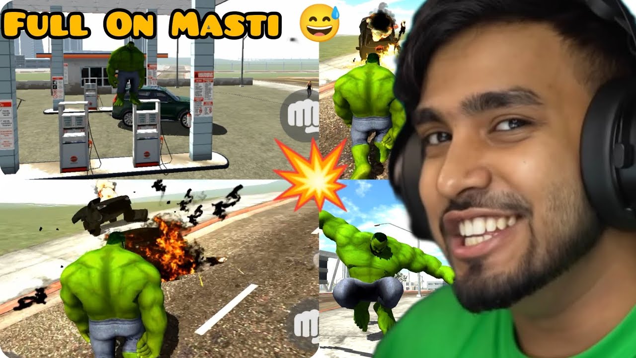Hulk Ki full On Masti😁|Papa Ki Pari Ko Super Punch Mara😄|Indian Bike Driving 3D😍|Laiba gaming ...