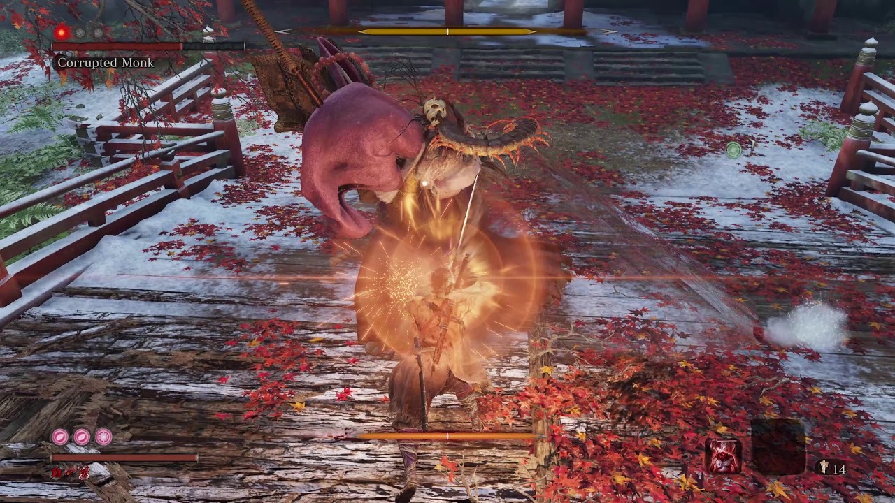 【SEKIRO】True Corrupted Monk - Sword Only No Damage [Max NG, Demon Bell ...