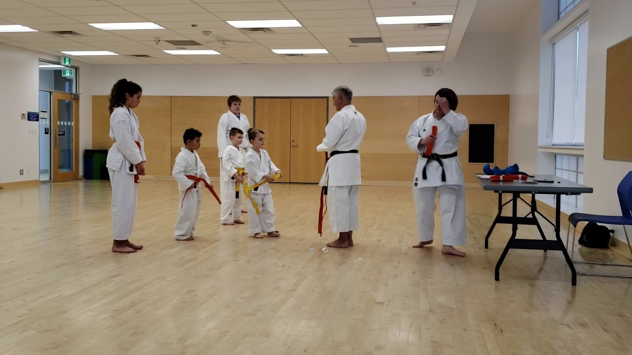 Ethan Karate Orange Belt Presentation - YouTube