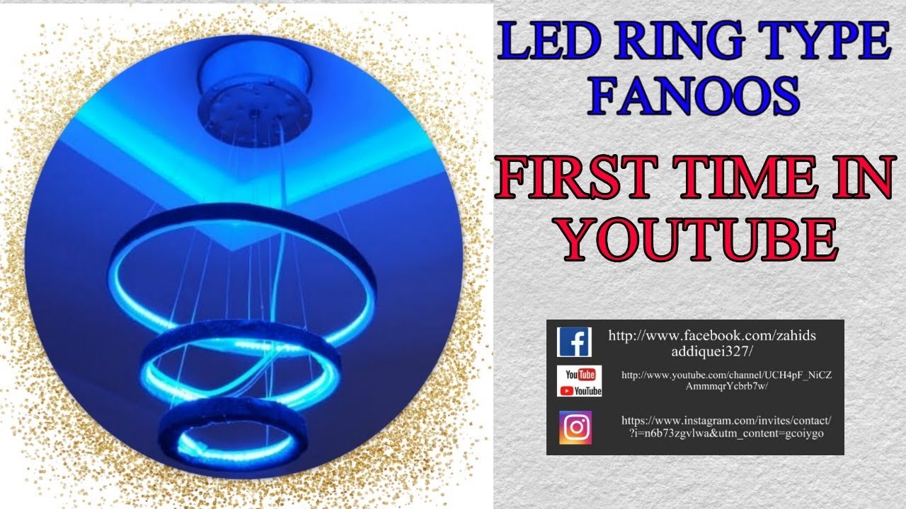 How to make ring type LED fanoosl Home made fanoos lLED fanoos lHow to ...