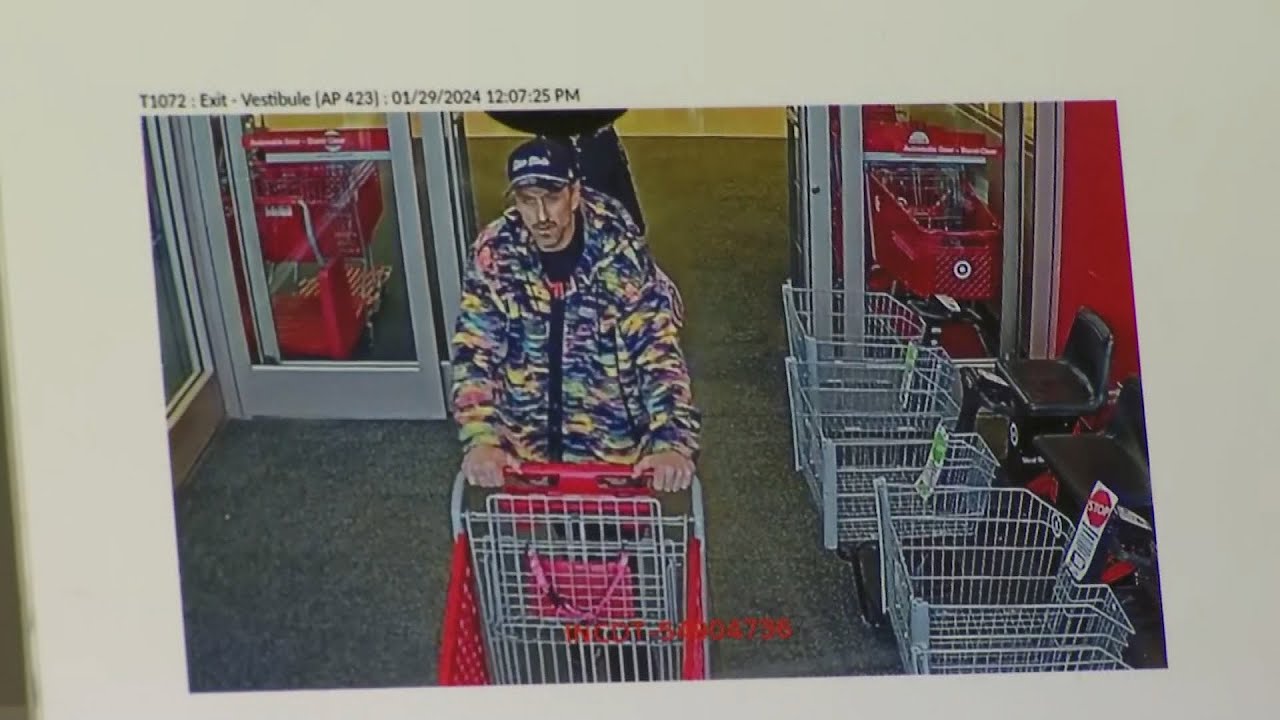 Surveillance video showing shoplifting ring in action - YouTube