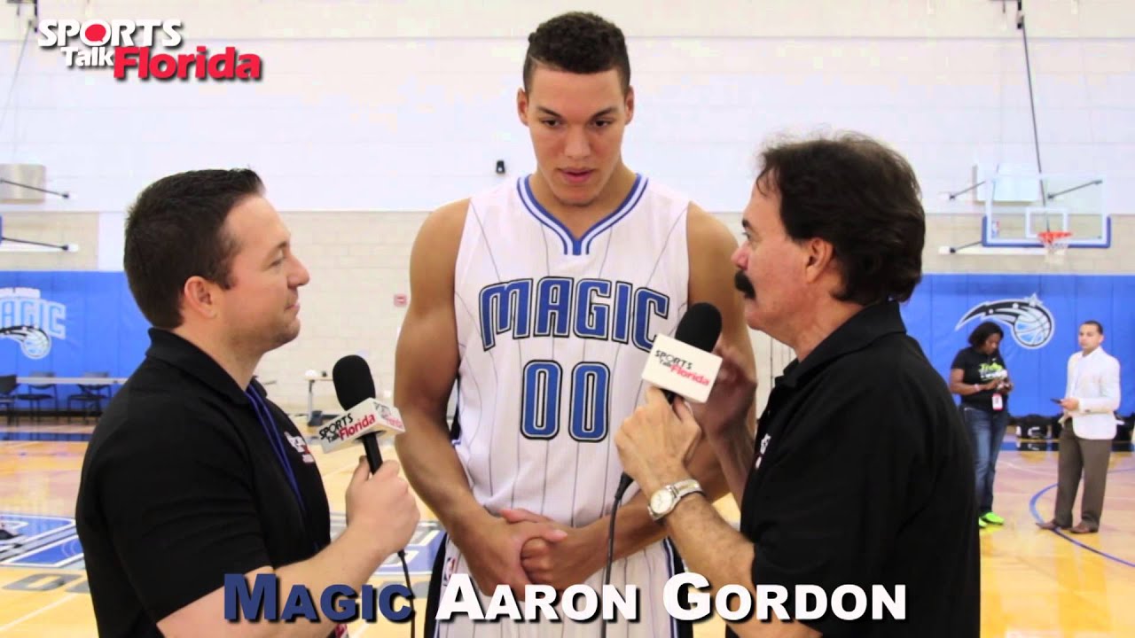 Orlando Magic Rookie Aaron Gordon On His Role Magic Media Day - YouTube