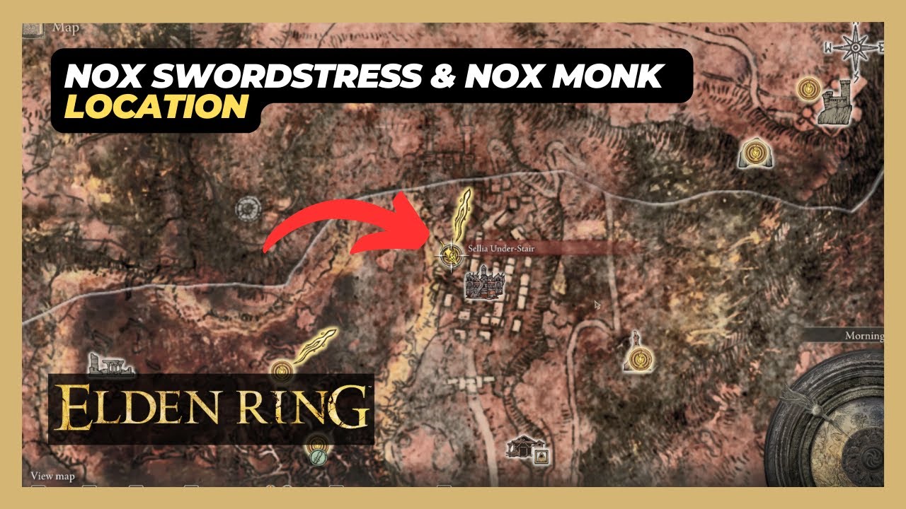 Nox Swordstress & Nox (Caelid) Monk Boss Location - Elden Ring - YouTube