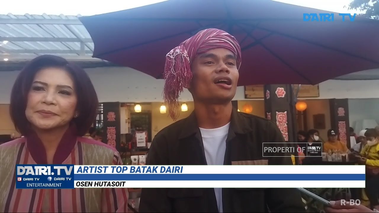 Osen Hutasoit Penyanyi Hits Batak Asal Kabupaten Dairi Hipnotis Ibu-Ibu ...
