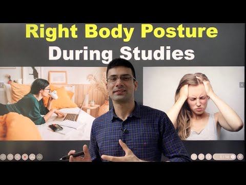 Right Body Posture During Studies || पढ़ते हुए बैठने का सही तरीका ...