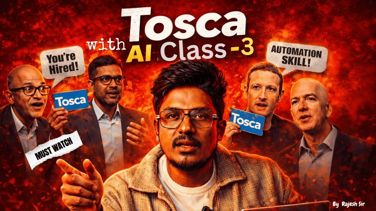 Tosca Automation with AI Class 3 | What are the Sections in Tosca ...
