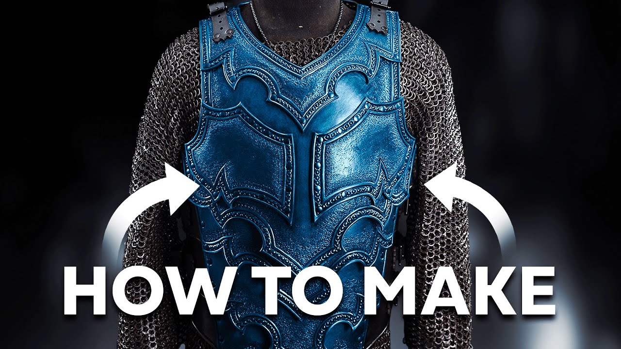DIY Leather Breastplate - Prince Armory Imperial Armor - YouTube