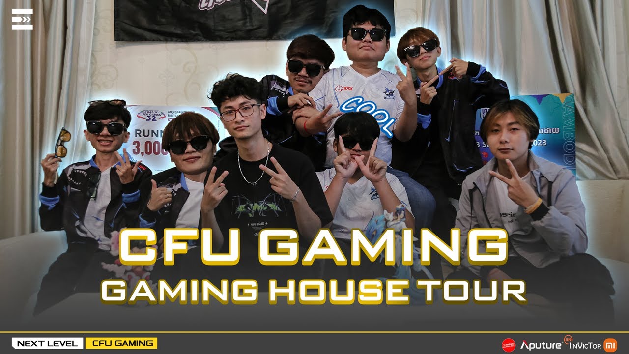 CFU Gaming House Tour by Next Level - YouTube