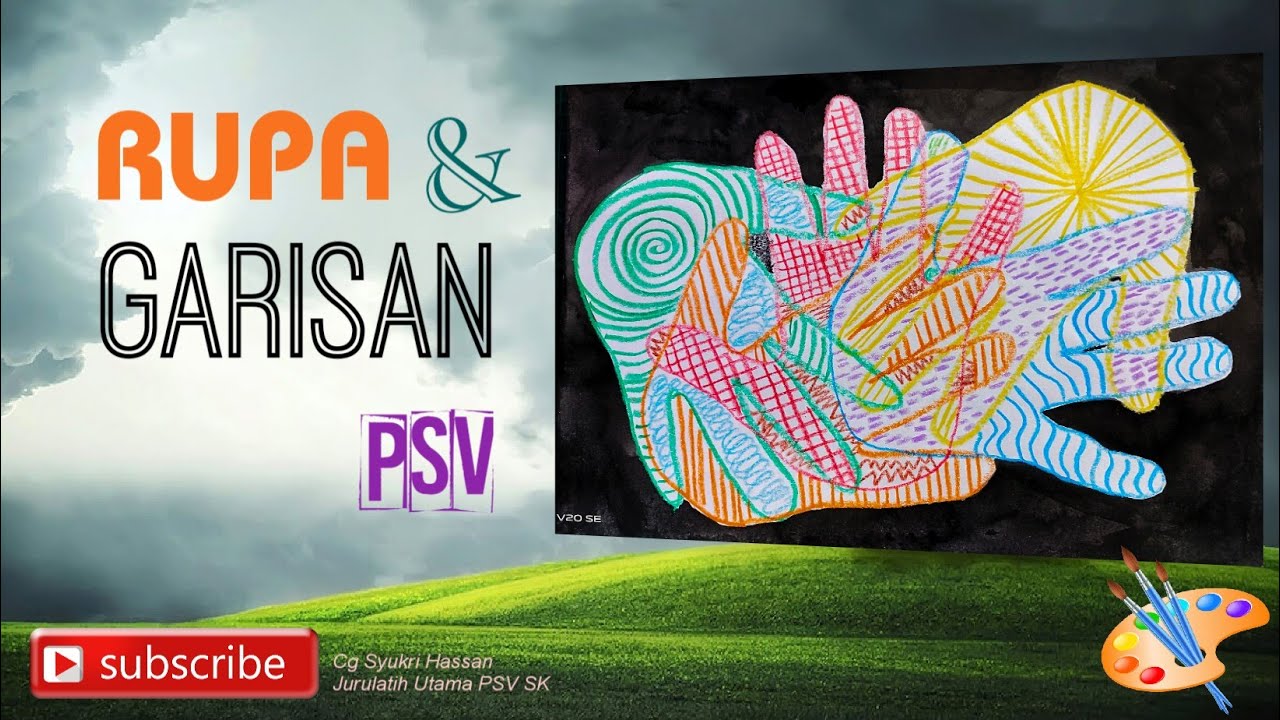 Latihan Seni Rupa & Garisan | Pendidikan Seni Visual - YouTube
